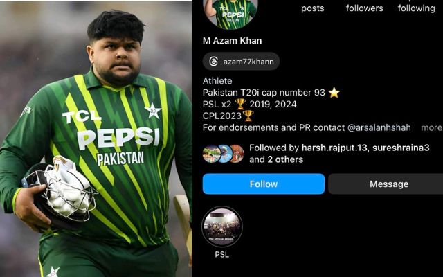 काफी ज्यादा तनाव में हैं बल्लेबाज Azam Khan, अपने इंस्टा अकाउंट को लेकर ...
