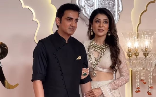 टीम इंडिया के नए हेड कोच Gautam Gambhir अनंत-राधिका की वेडिंग सेरेमनी ...